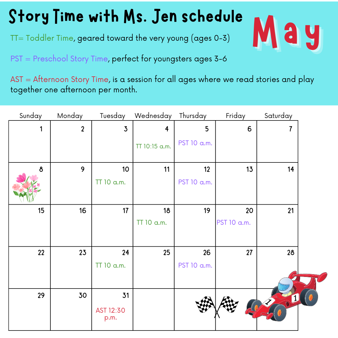 Story Time with Ms. Jen - Pendleton Community Public Library